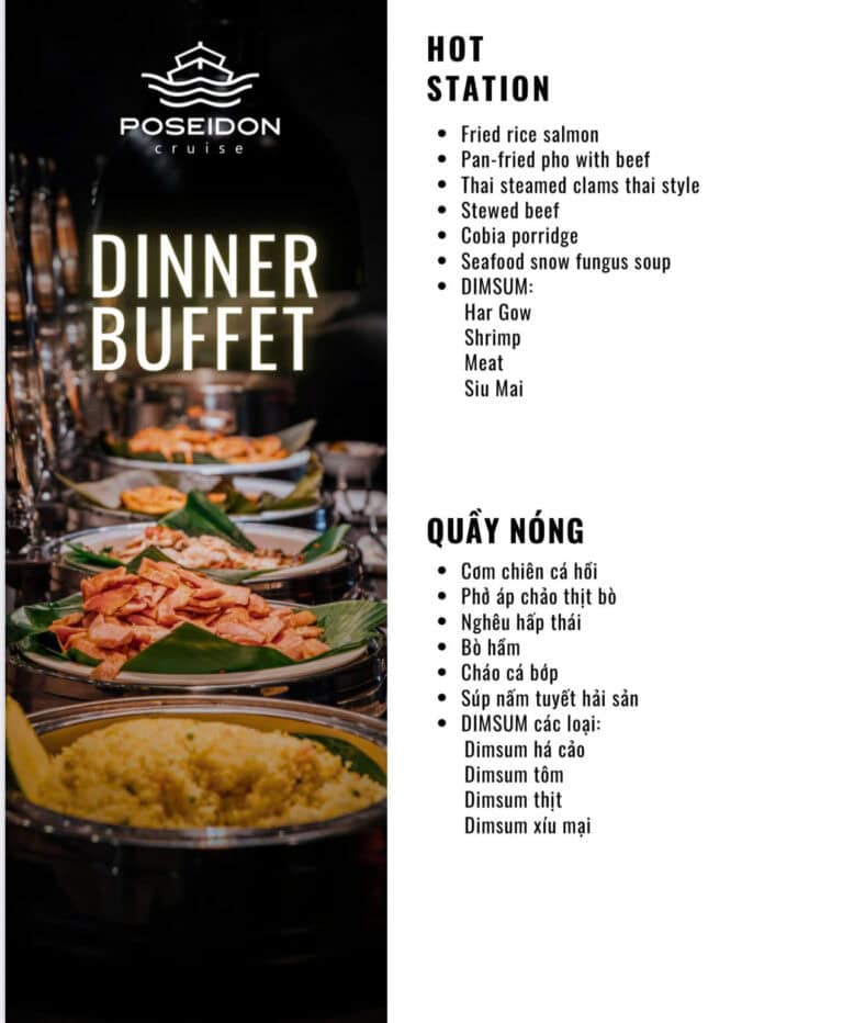 Weekend Buffet Party (Friday, Saturday, Sunday) – Poseidon Cruise